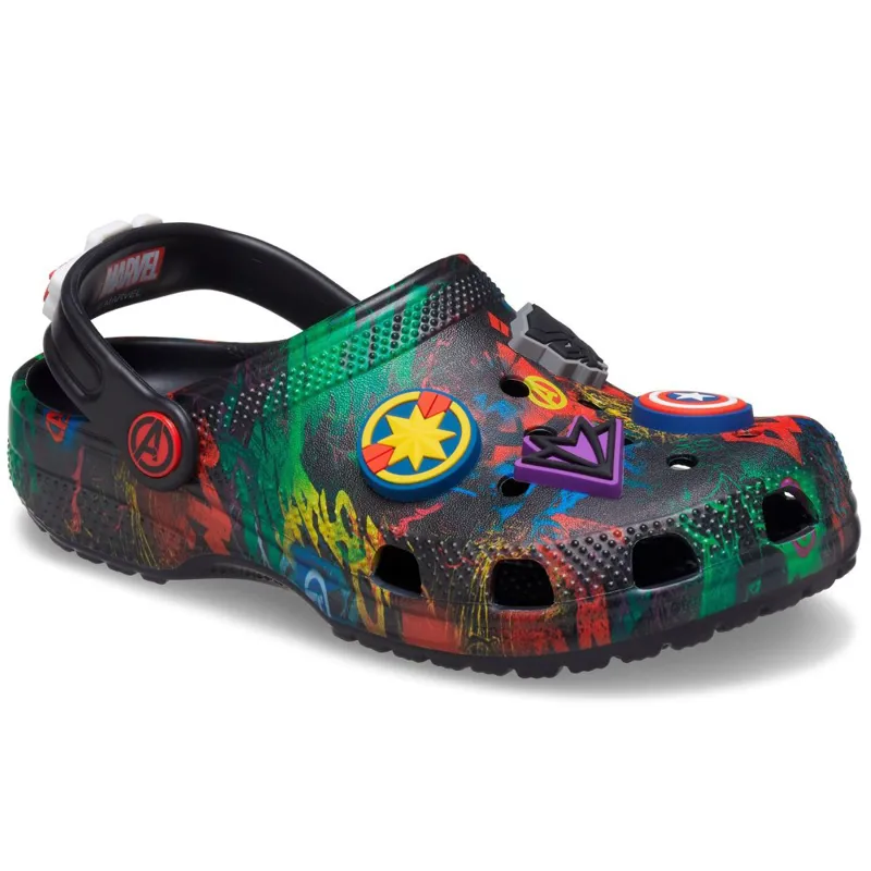 Crocs Classic Marvel Avengers Clog Kids in Black