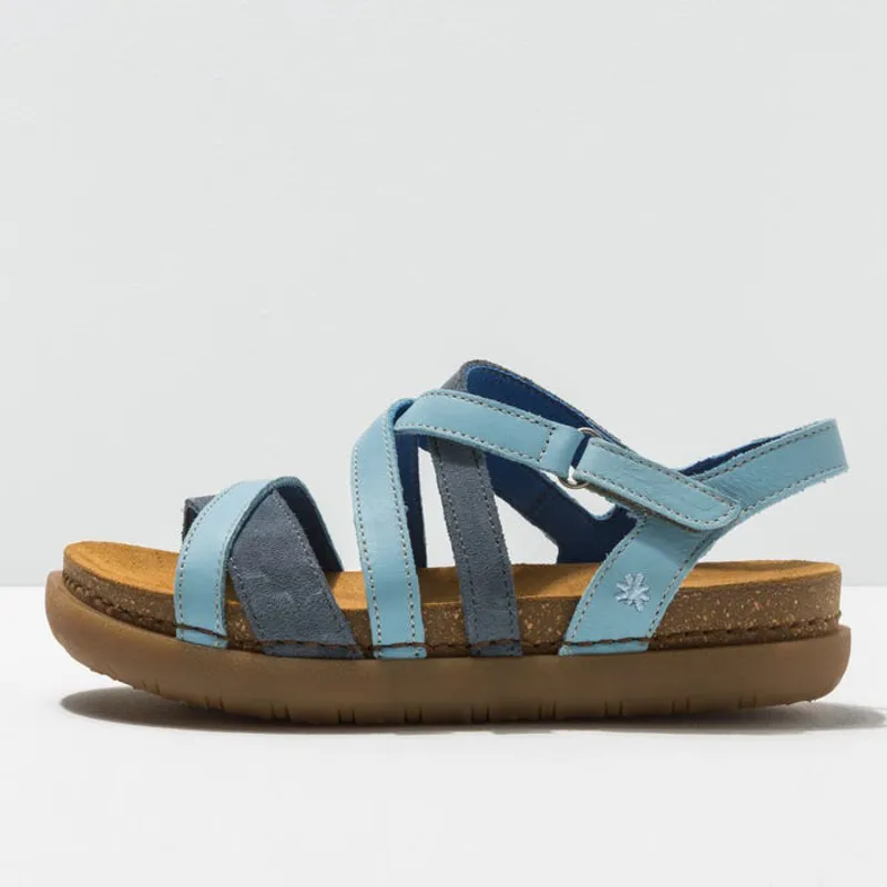 Art Company 1714 Rhodes Sandal Womens in Multi Leather Sky