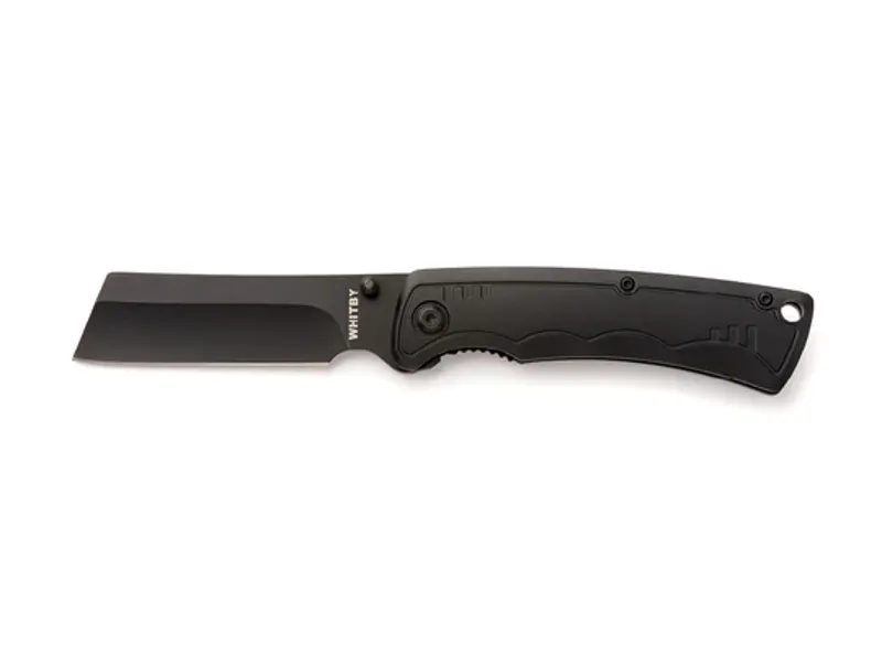 Whitby Cleaver Liner Lock Knife in Black