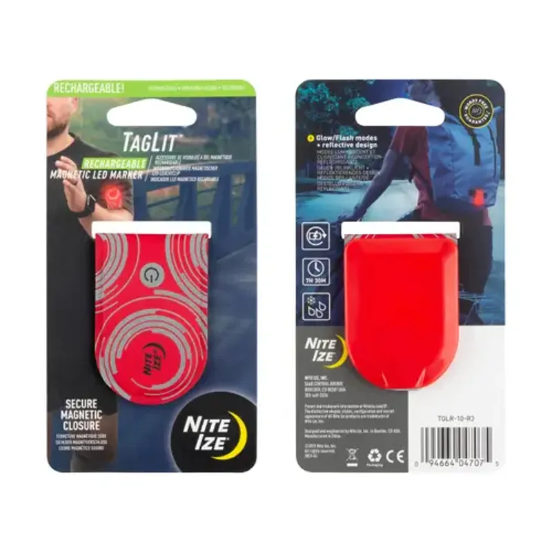 Nite Ize Taglit Magnetic LED Marker in Red