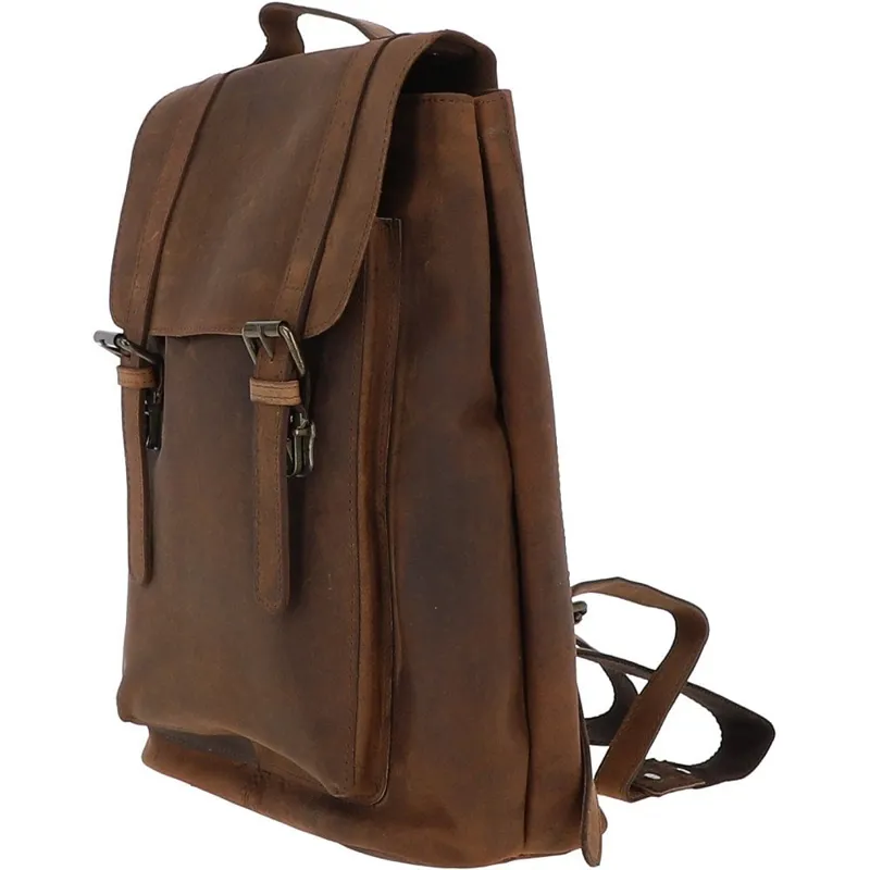 Ashwood Ryan Leather Rucksack in Tan